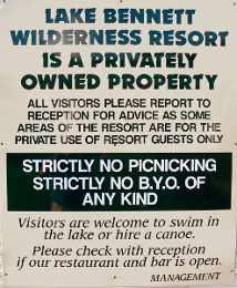 Lake Bennett Swimming, Canoeing and Accommodation